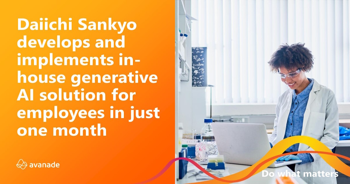 Daiichi Sankyo – Generative AI Client Story | Avanade